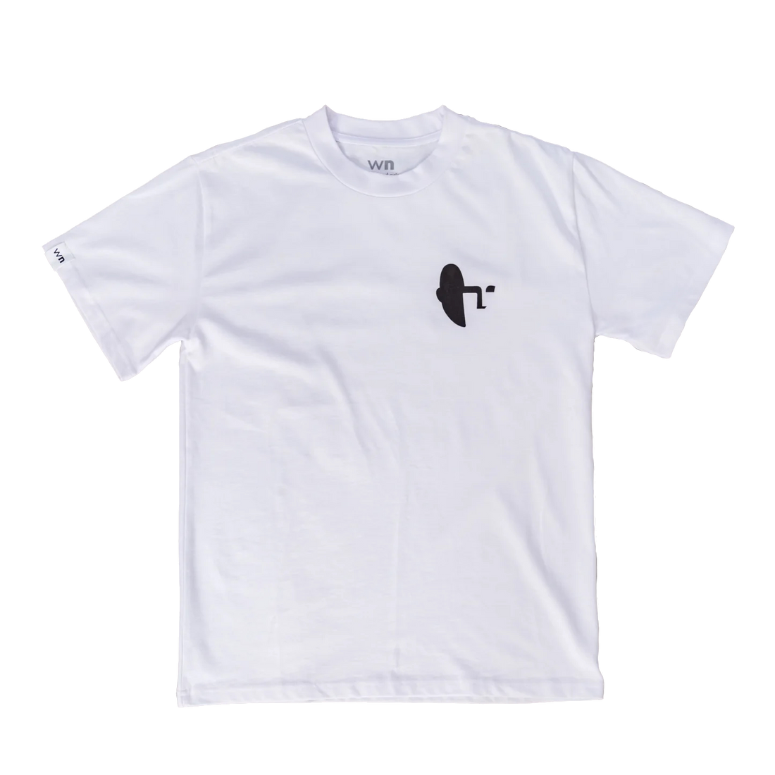 Head Logo White Tee – WHITE NOISE STORE